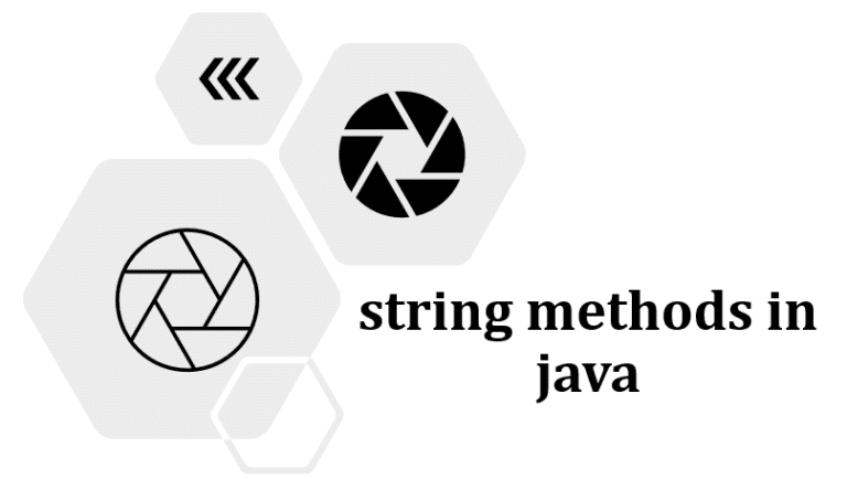 String Methods In Java And Methods Of String Class Javagoal